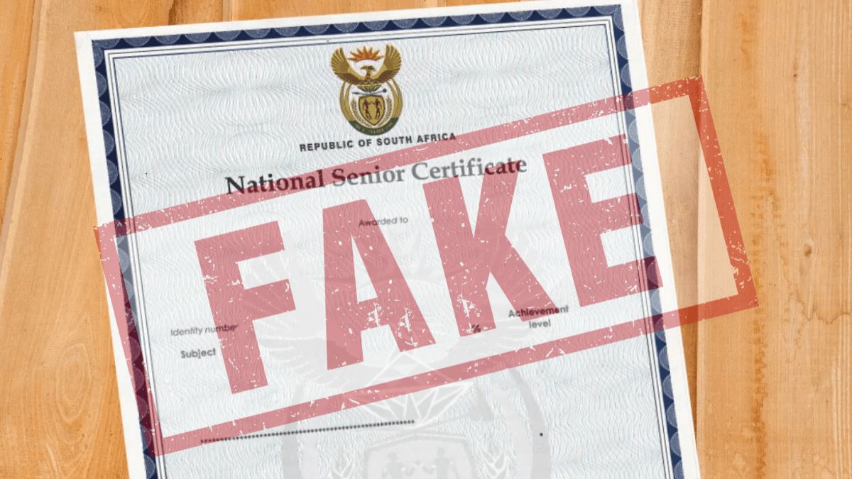 Fake Matric Certificates Are Destroying Futures – Don't Be A Victim In ...