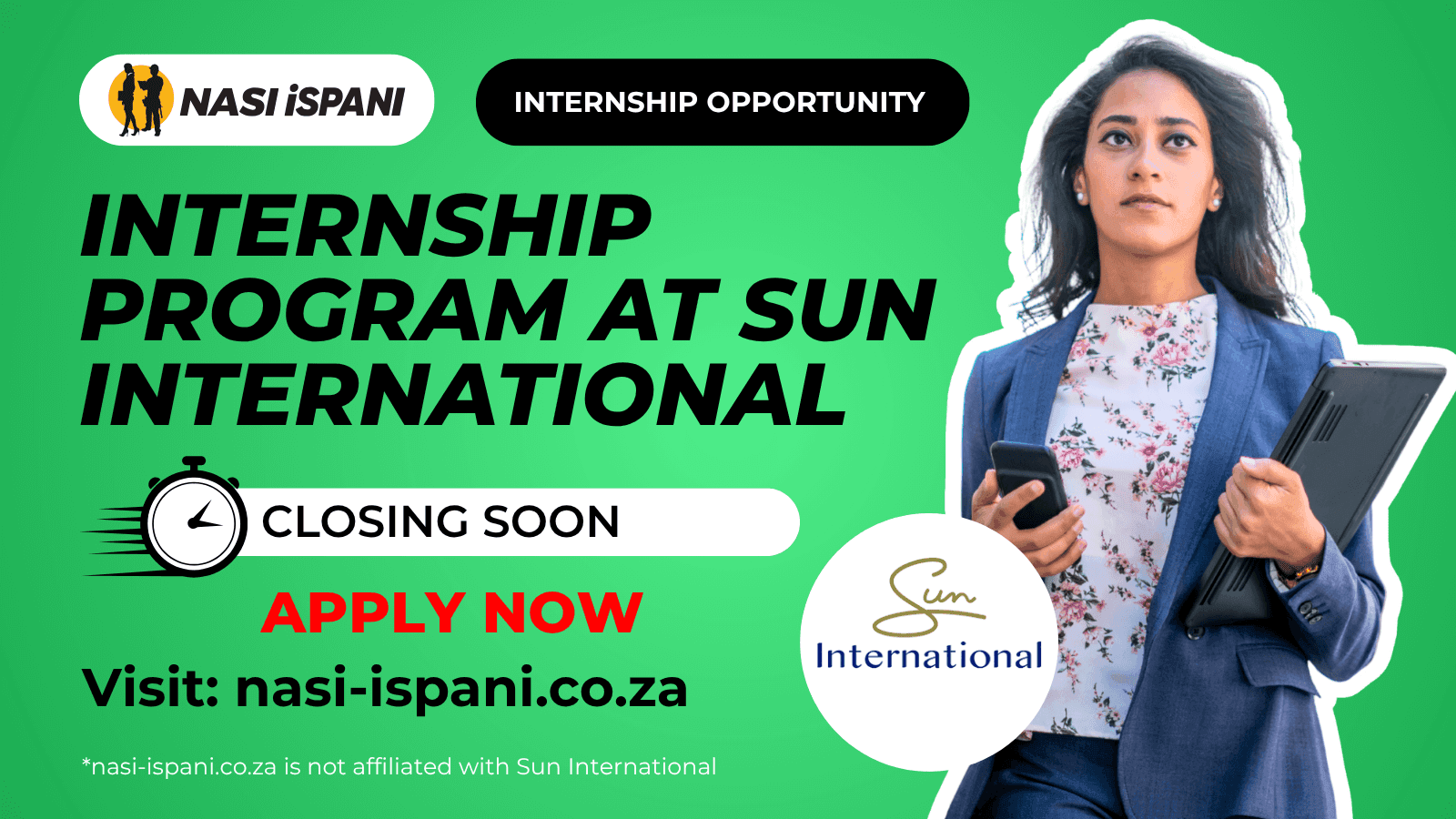 Financial Management Internship At Sun International | NASI ISPANI