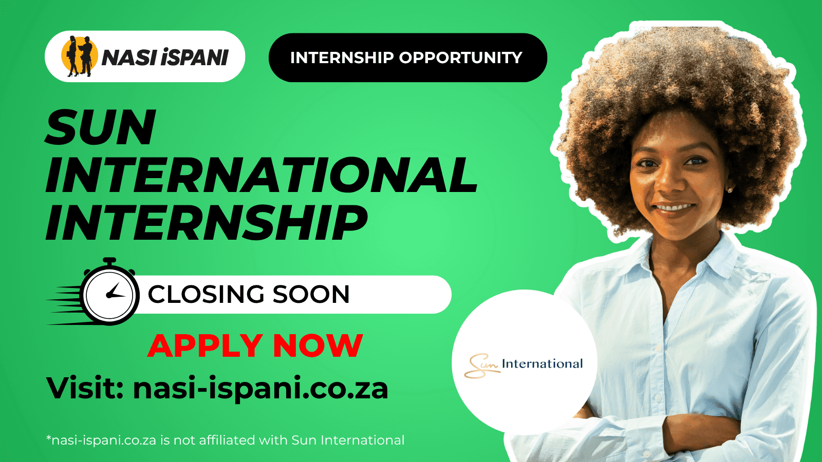 Sun International Internship Programme (2026) | NASI ISPANI