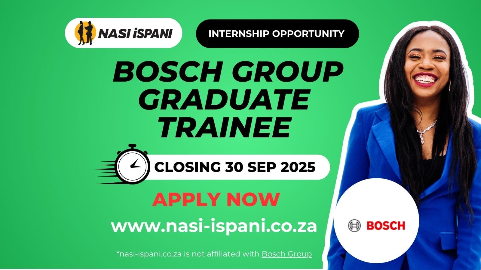 Bosch Group Graduate Trainee Programme (2026) | NASI ISPANI