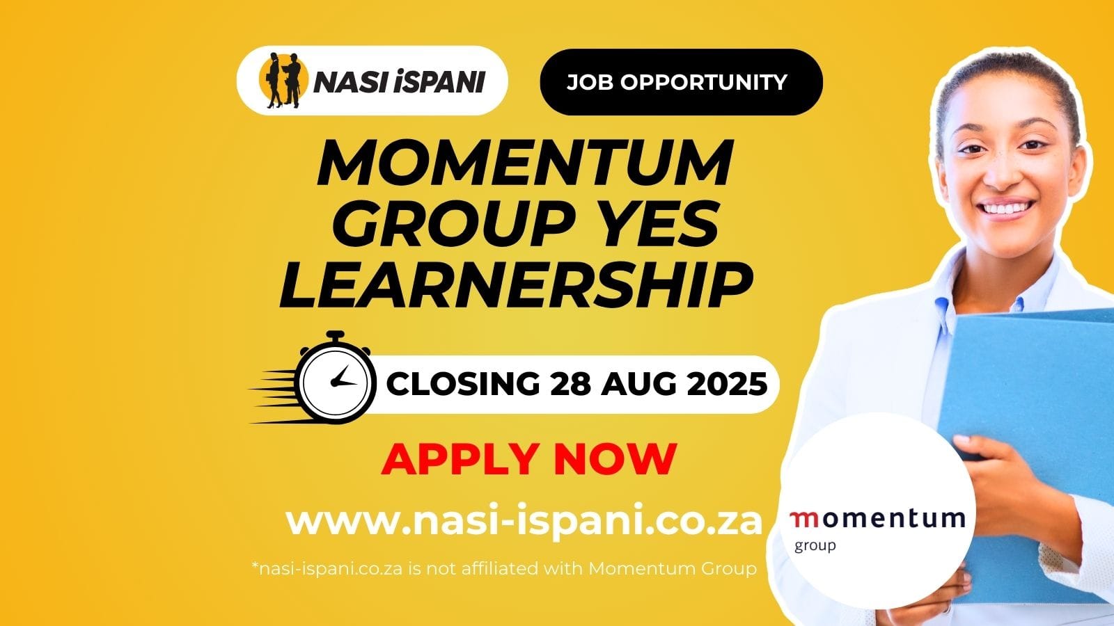 Momentum Group YES Learnership Programme (2026) | NASI ISPANI