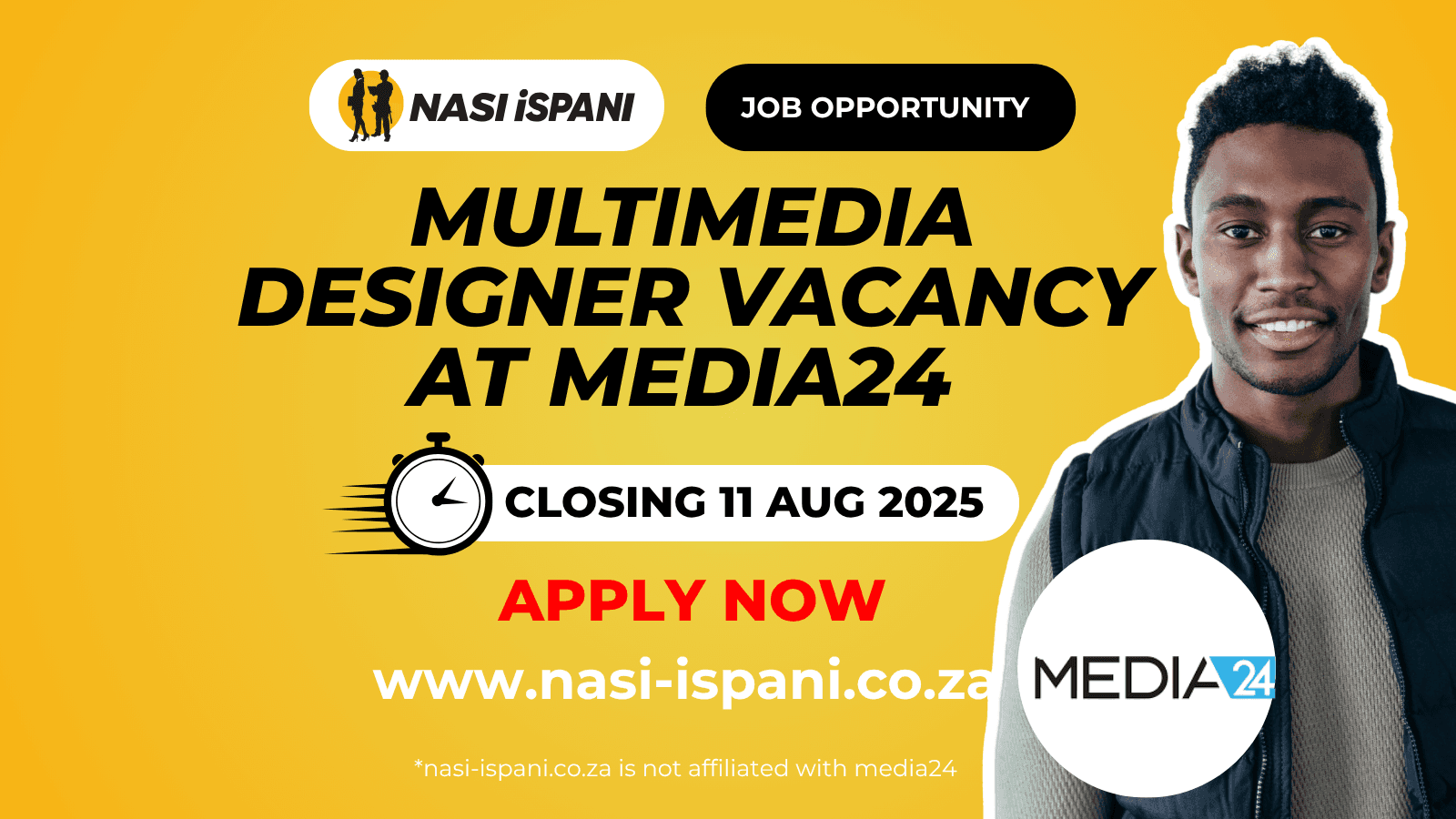 Multimedia Designer Vacancy At Media24 | NASI ISPANI