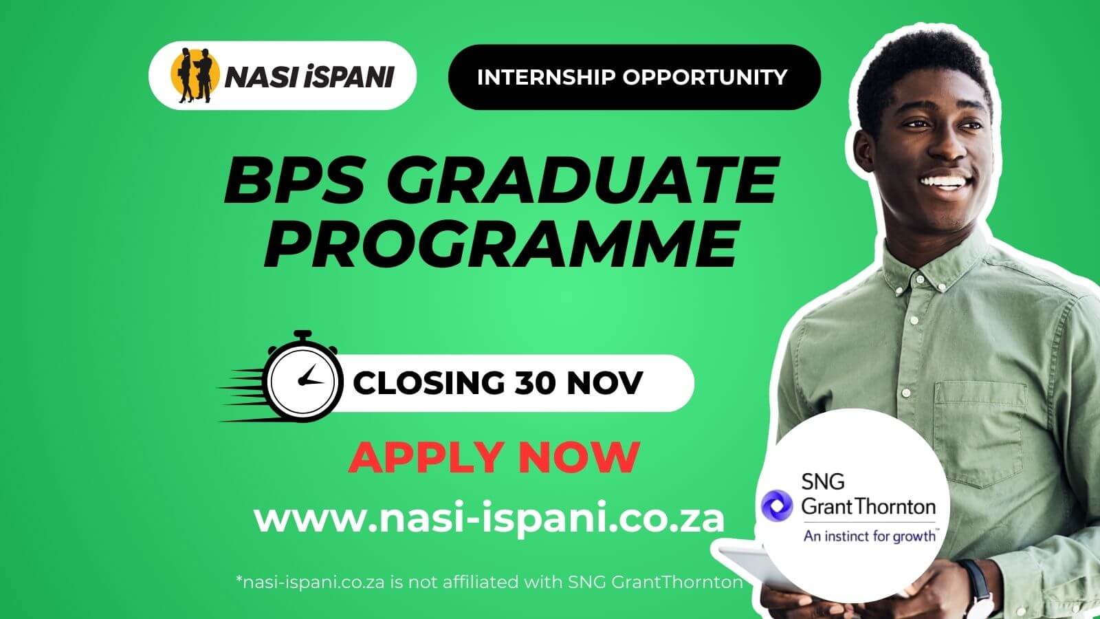 SNG GrantThornton BPS Graduate Programme 2026 | NASI ISPANI