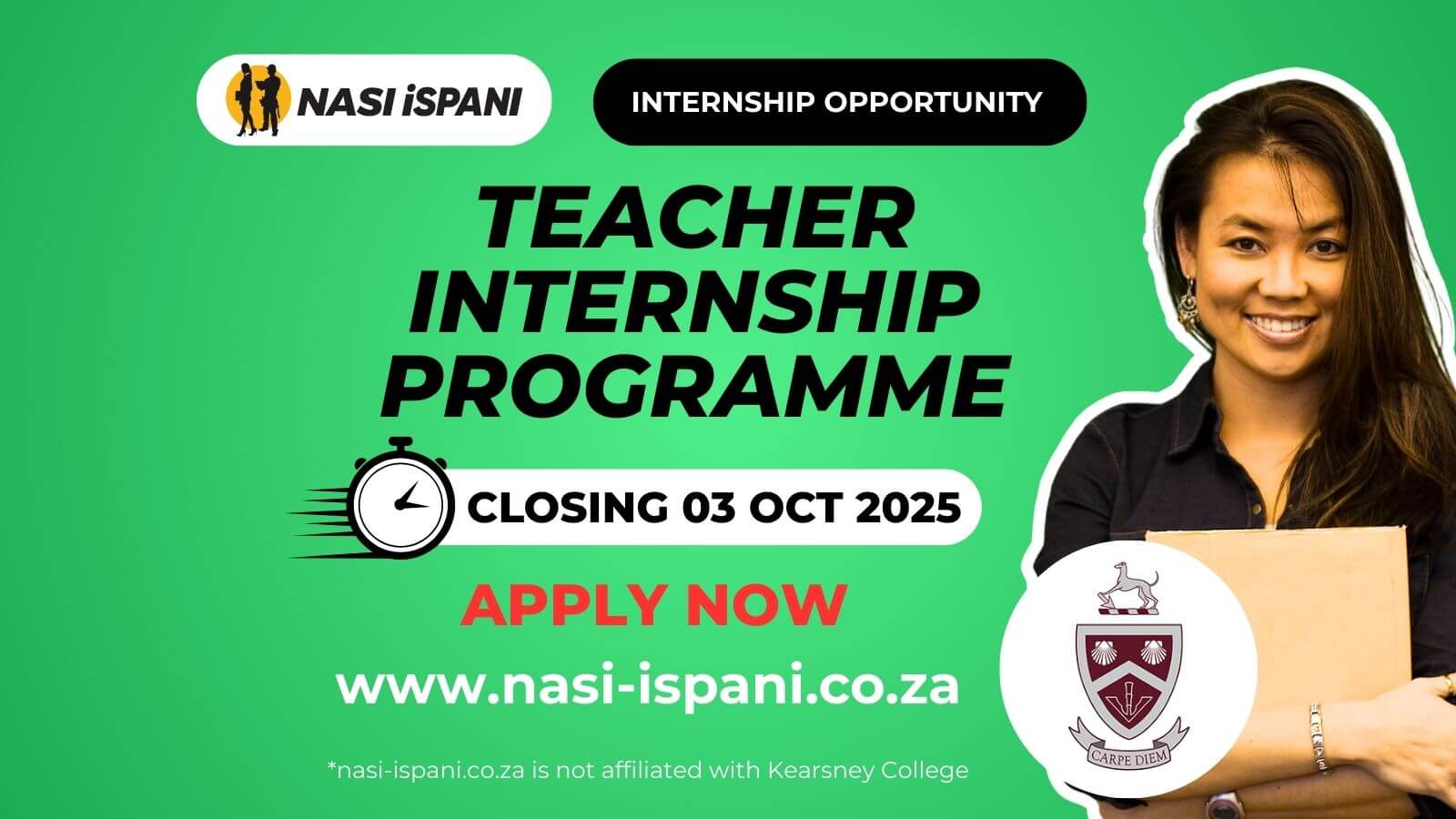 Kearsney College Teacher Internship Programme 2026 | JobBoard