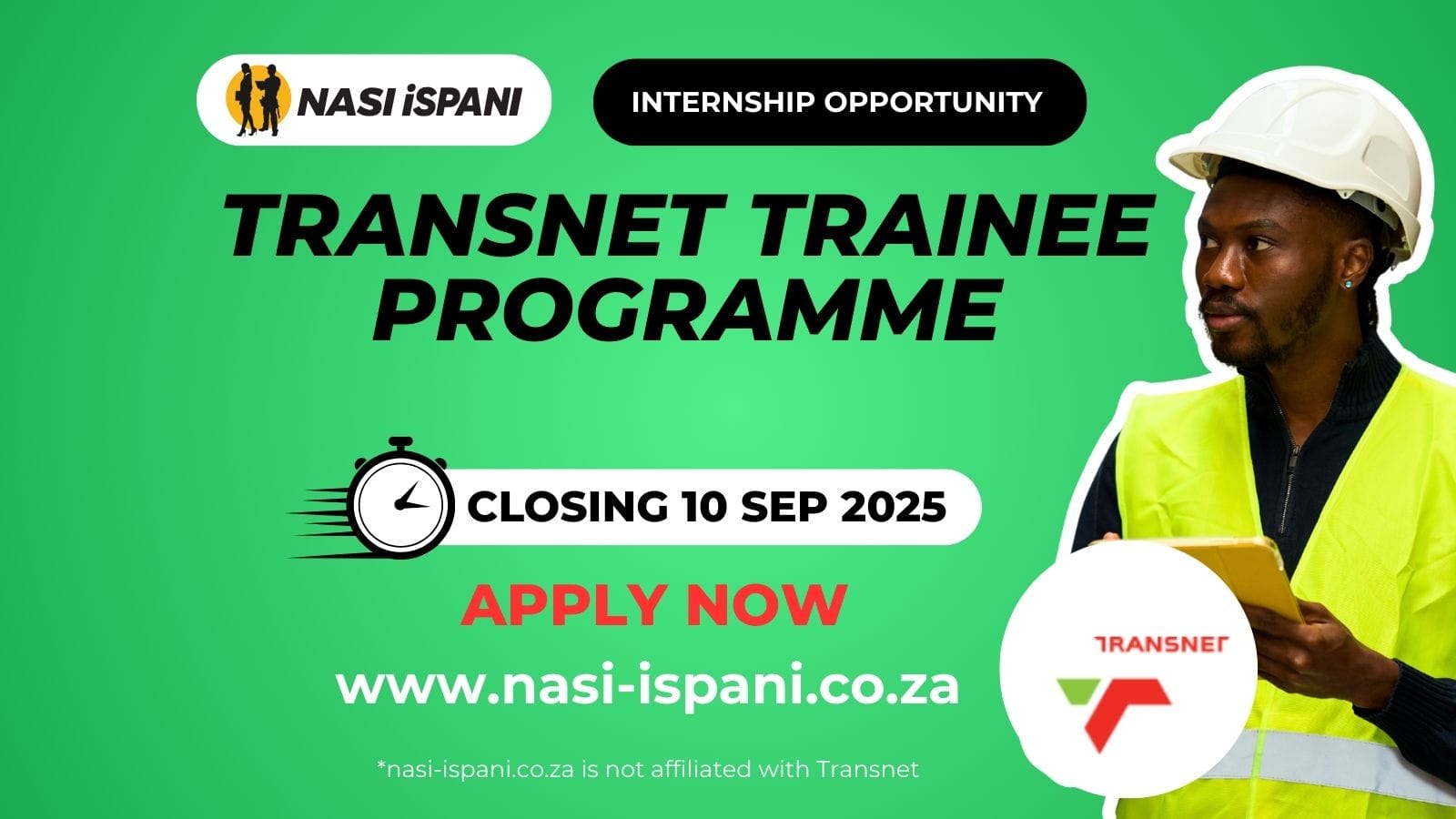 Transnet Trainee Programme (2026) | NASI ISPANI