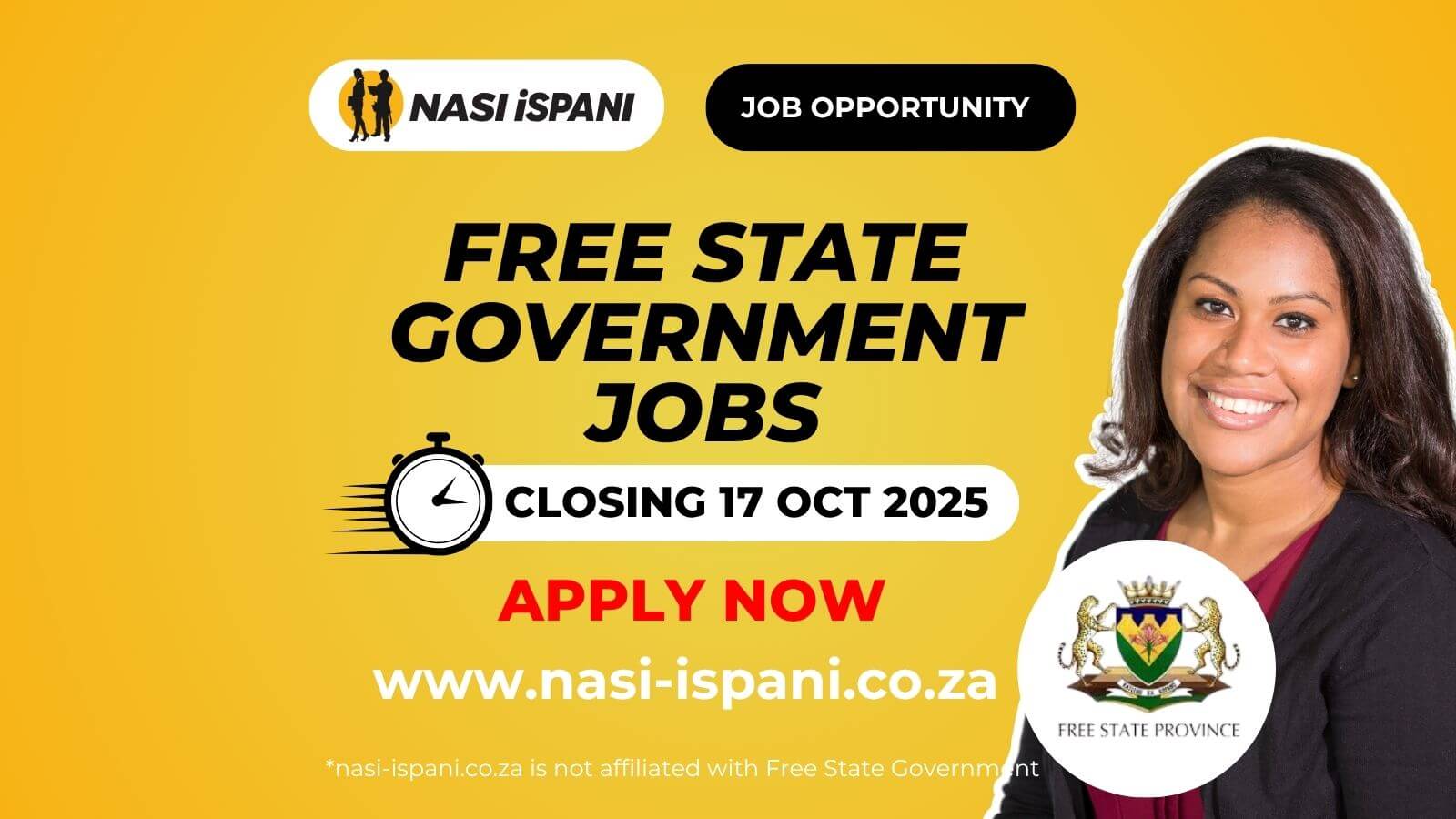 Free State Government Jobs | NASI ISPANI