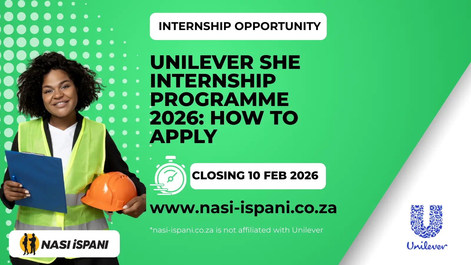 Unilever She Internship Programme 2026 How To Apply Nasi Ispani